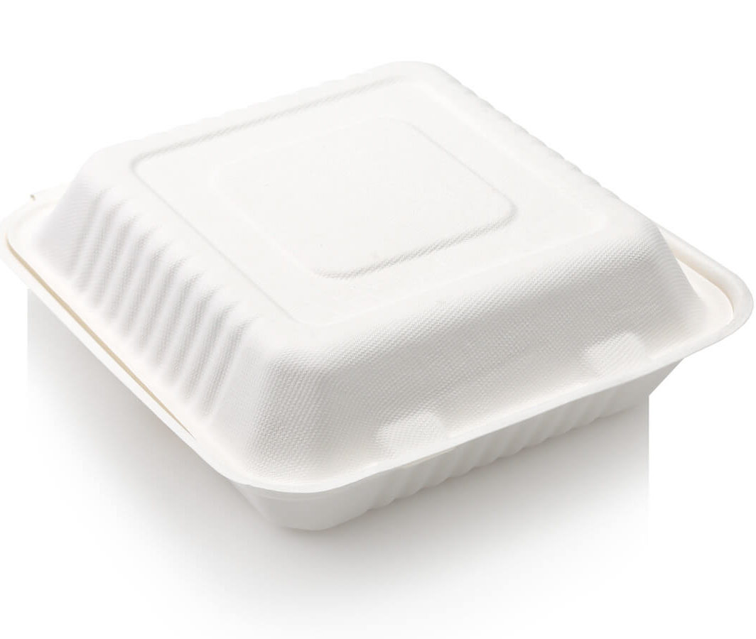 Biodegradable 1200ml Three Compartment Clamshell » King Pack