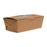 Large Kraft Deli Box with PLA Window (50) » King Pack